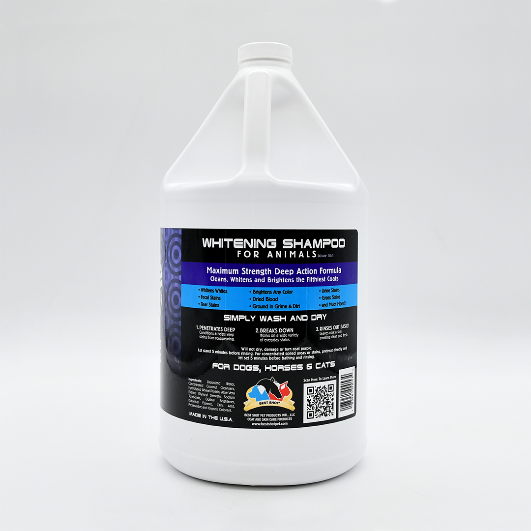 Best Shot One Shot Whitening Shampoo, 1 Gallon - GroomersChoice.com