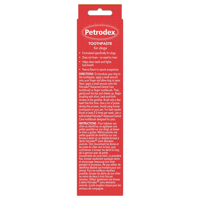 Petrodex Toothpaste Peanut Flavor 2.5 oz | Groomer's Choice