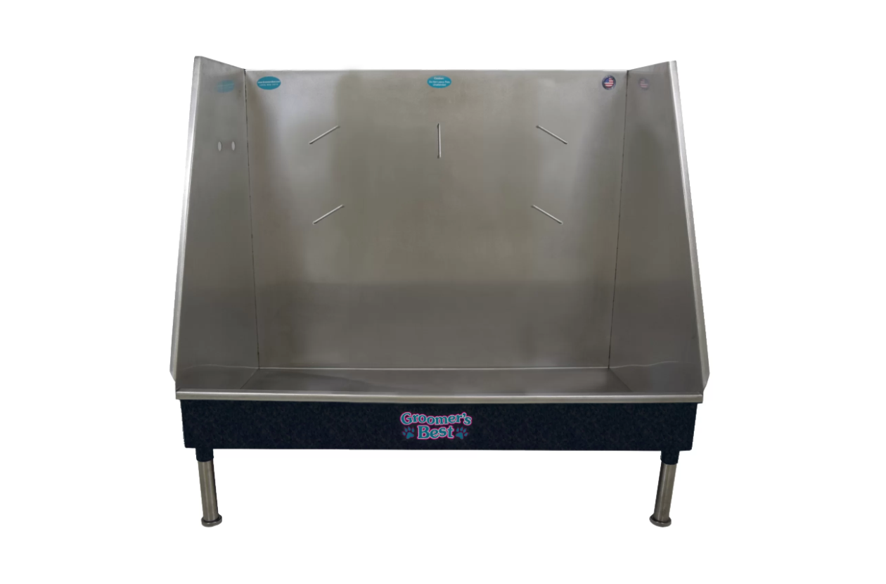 Groomer's Best Walk-In Tub 24" x 48" Left Drain - GroomersChoice.com