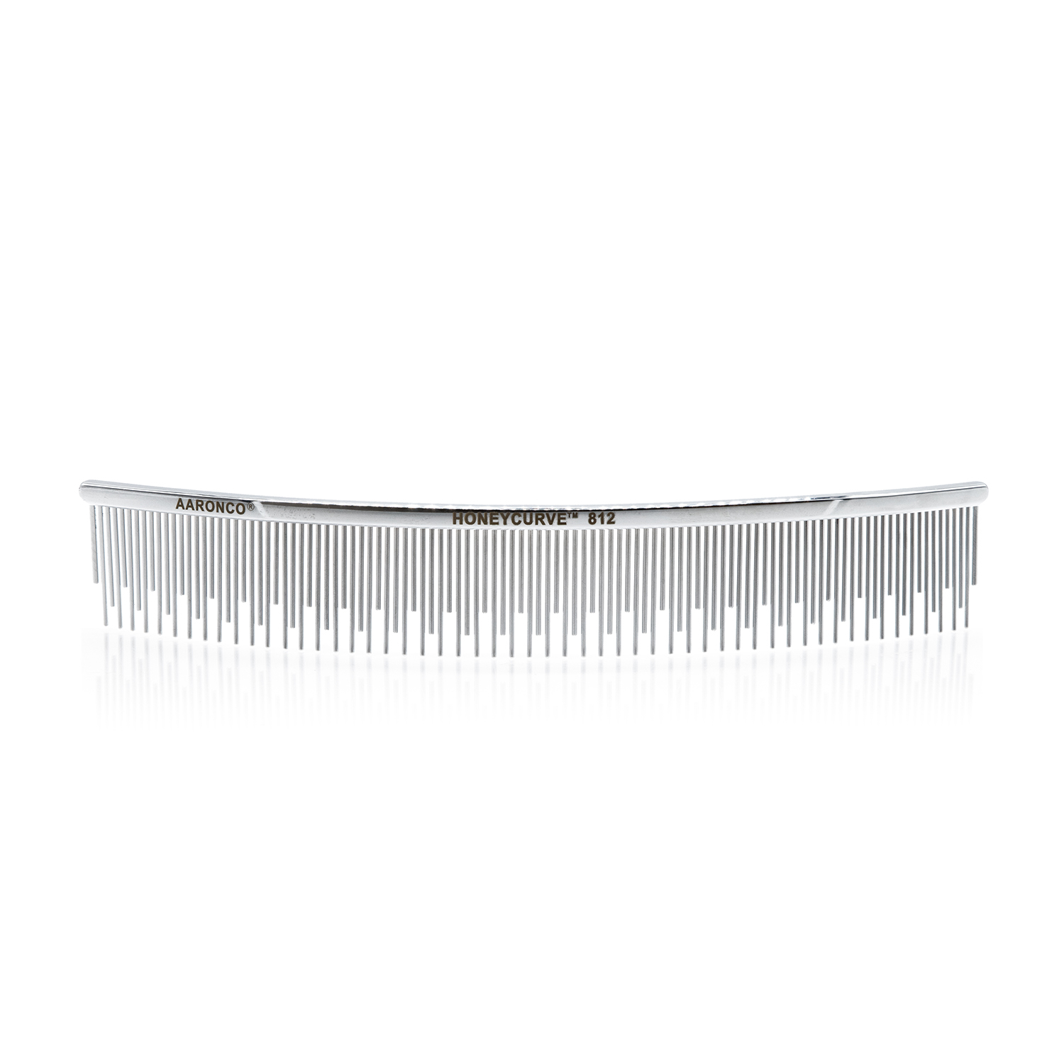 Aaronco Honeycurve Curved Comb with Staggered Pins, 10 inch