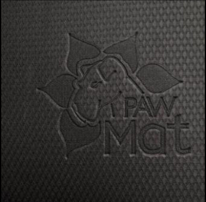 PawMat Anti-Fatigue Floor Mat, 44" x 24", Black