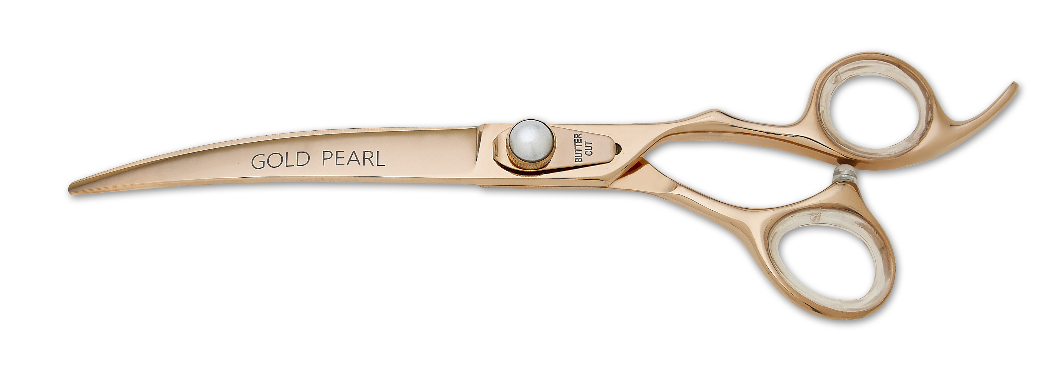 Geib Gold Pearl Shears 7.5" Curved | Groomer's Choice