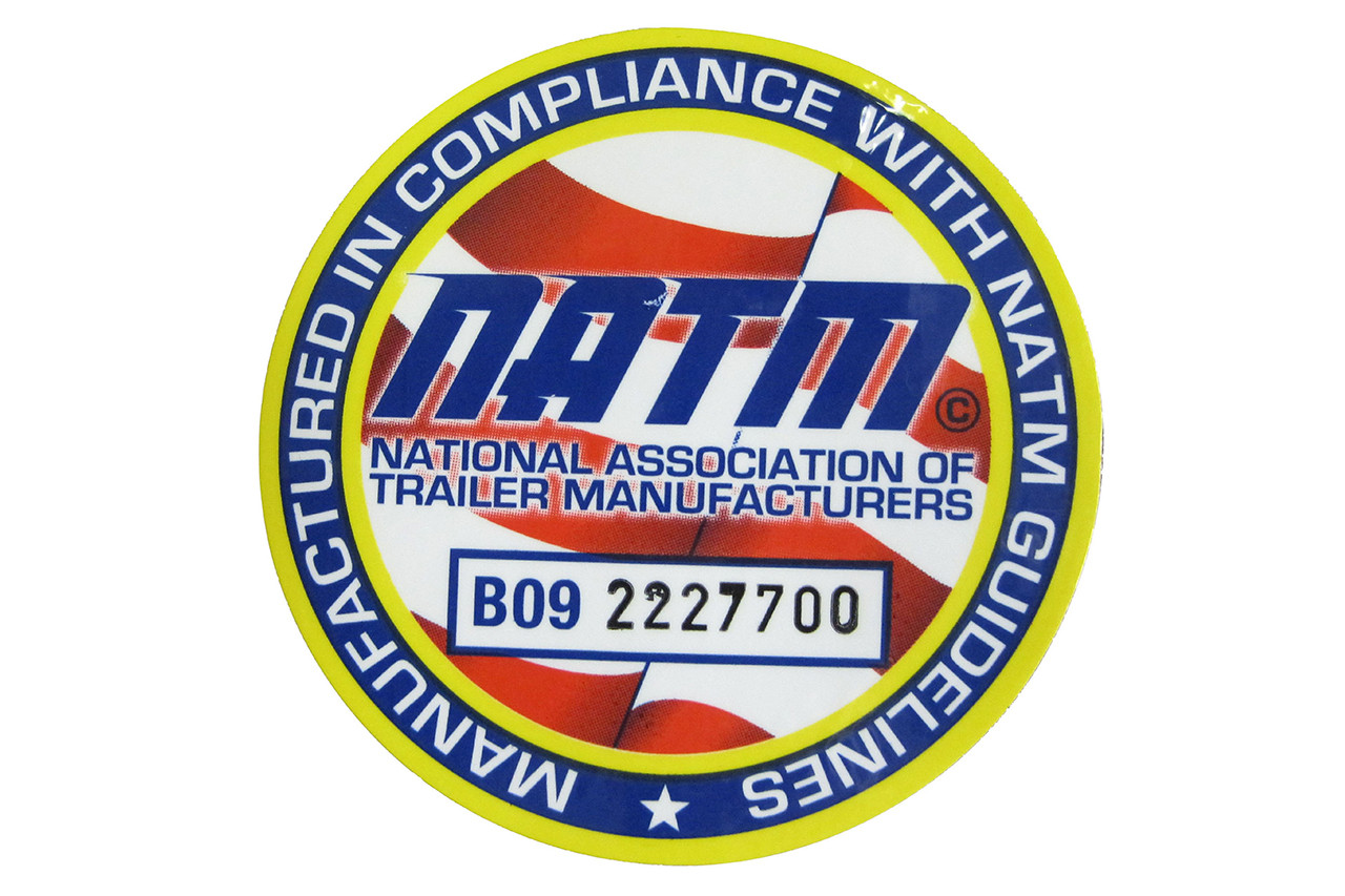 Label, Natm Red Compliance - LoadTrailParts.com