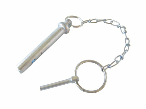 Pin, 4" With Chain & Spring Pin For - LoadTrailParts.com