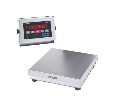 Doran 22100/18S Stainless Steel Bench Scale w/U-Bracket - 100 x 0.02 lb ...
