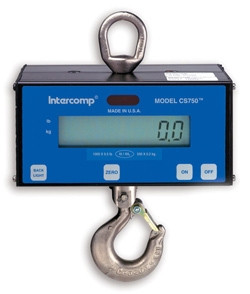 Intercomp 184255 CS750® Digital Hanging Crane Scale w/Remote - 1,000 x 0.5 lb - BullseyeScale.com