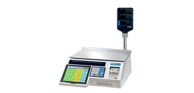 CAS LP1000NP Label Printing Scale - BullseyeScale.com