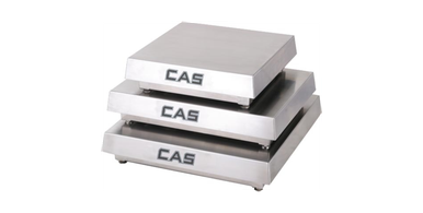 CAS Enduro HCS-S250 Scale Base Stainless Steel Platform - 18” x 18” x 5 ...