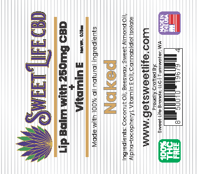 Topicals-Sweet Life CBD Lip Balm