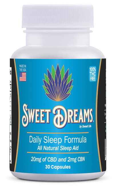 Sweet Dreams CBD Sleep Capsules | Natural Support for Sleep