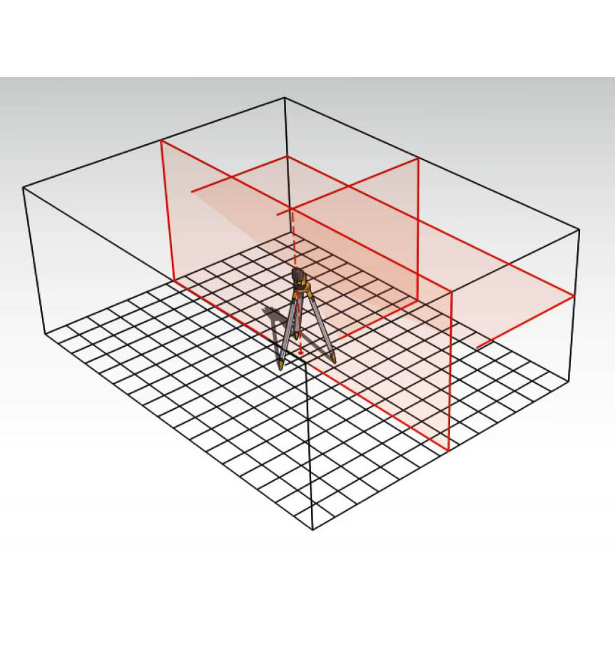 Stabila 02180 LA 180L Layout Station with Auto Alignment Tool