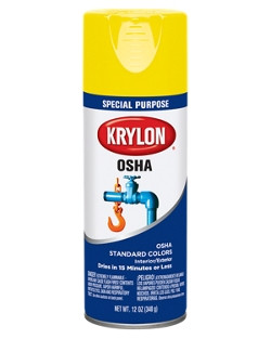 Krylon 12 oz. Can OSHA Yellow Spray Paint