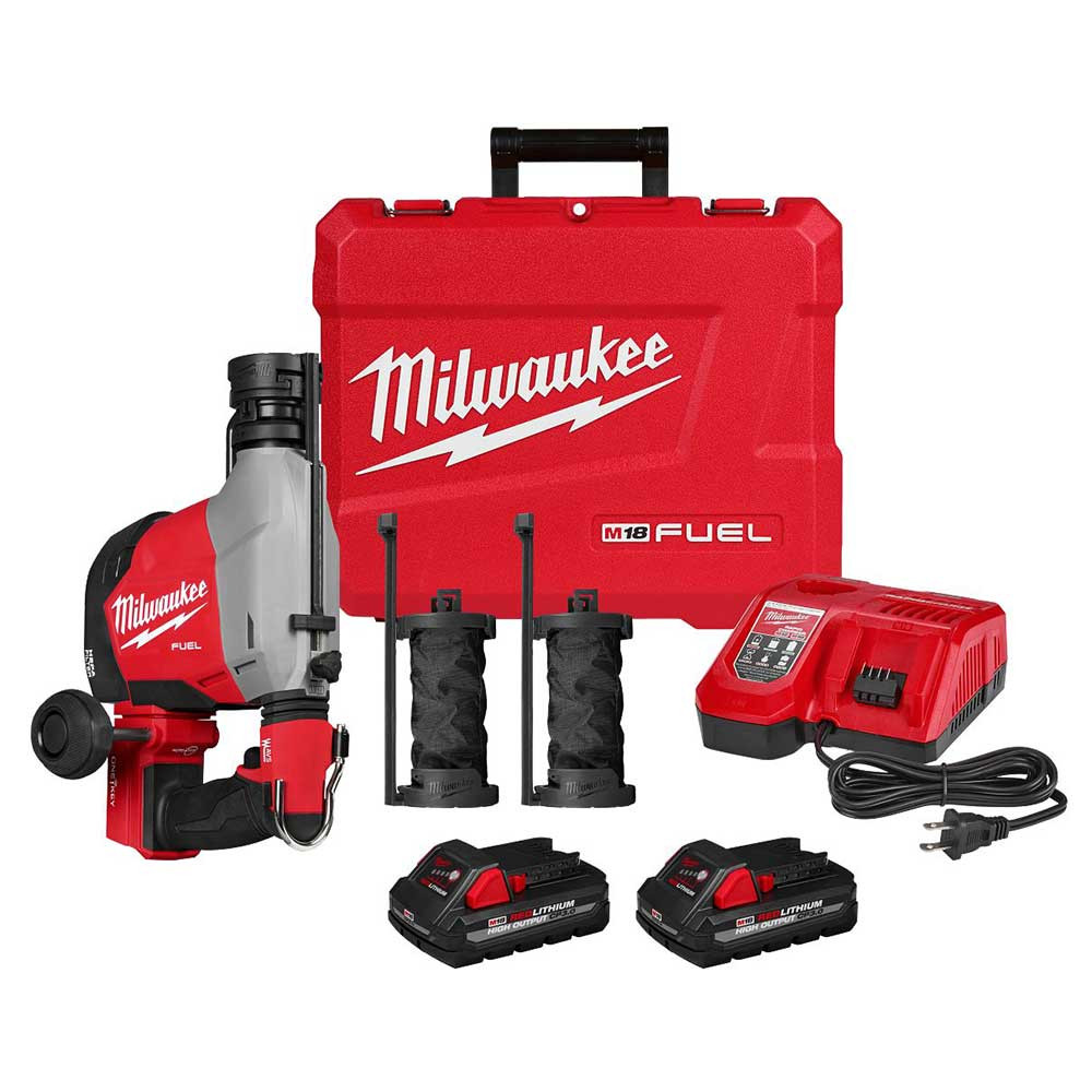 Milwaukee 3311-22 M18 FUEL Overhead Rotary Hammer w/ Integrated Dust ...