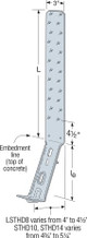 Simpson Strong Tie #STHD14 Strap Tie Hold Down Anchor