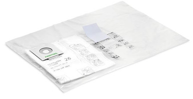 Festool 496186 Self-Clean Filter Bag (5-Pack)