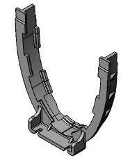 Josam 100-BSC Pro Plus 100 Male to Male Support Bracket