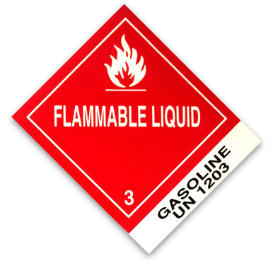 Gasoline Label (UN 1203)