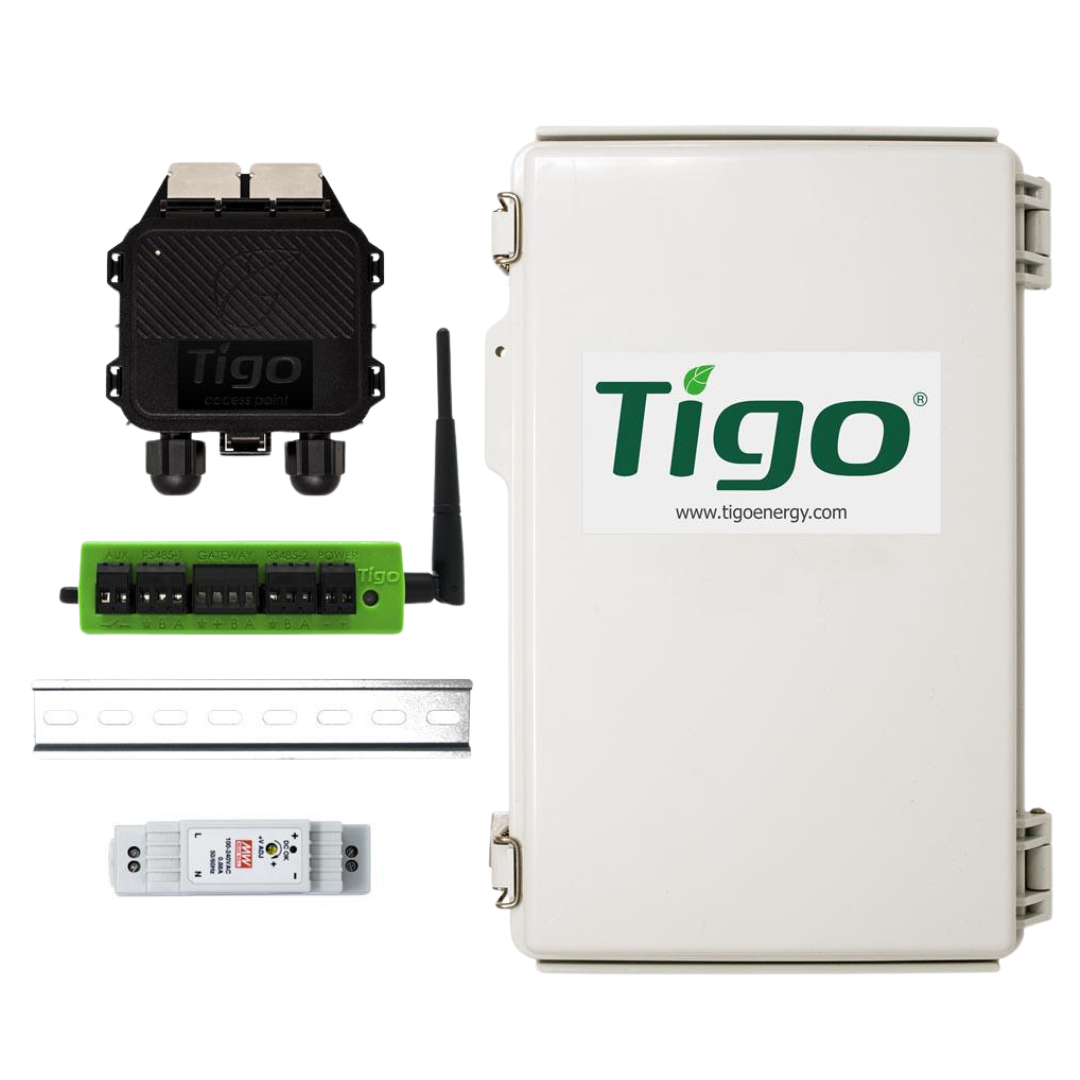 Tigo Cloud Connect Advanced - Data Logger Kit: TAP, Din Rail PS ...
