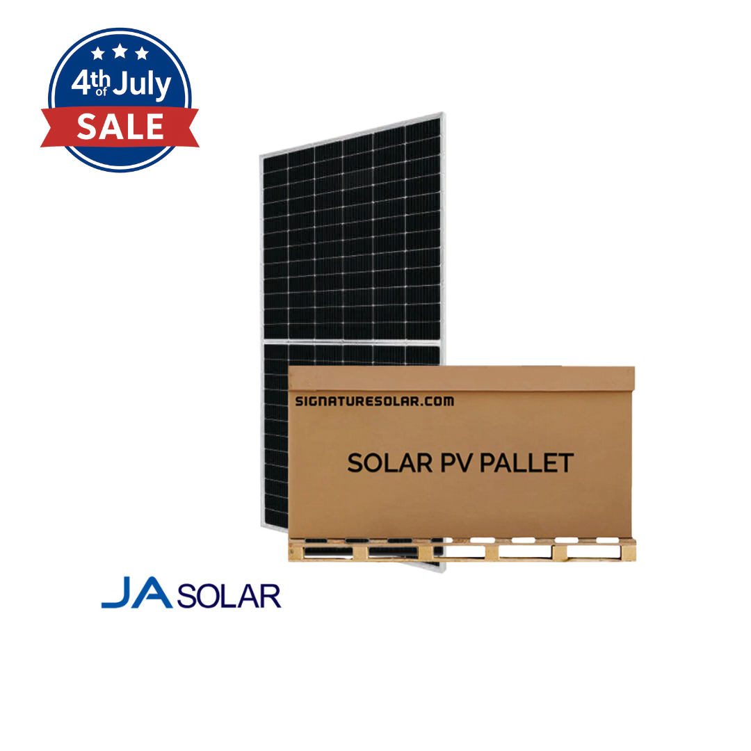 JA Solar 540W Pallet of Bifacial Solar Panels | 31 Panels - Signature Solar