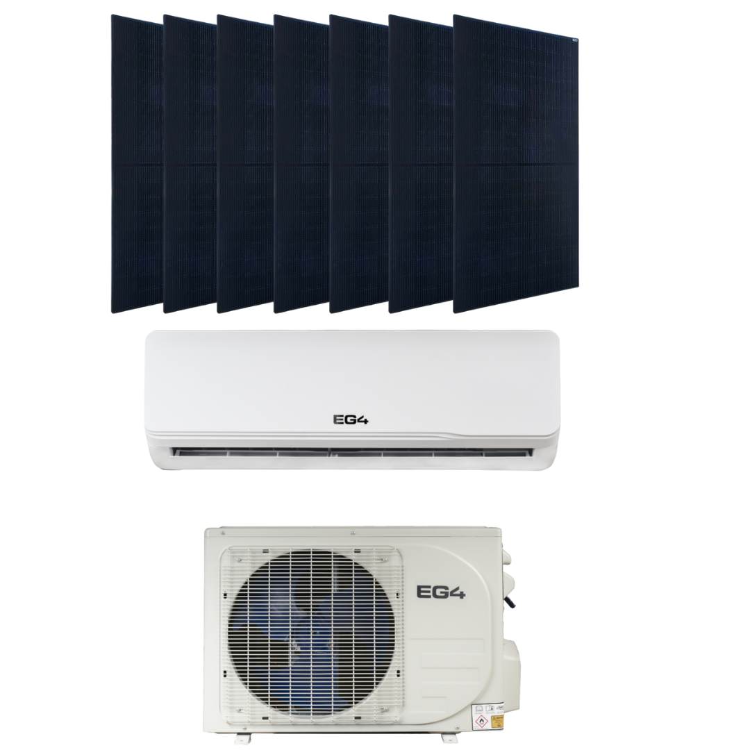 EG4 R32 Solar Powered 12k BTU Mini Split Kit