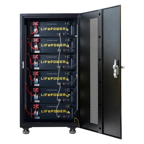 EG4 6-Slot Enclosed Battery Rack | Pre-Assembled