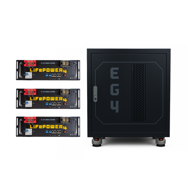 EG4 Enclosed Battery Rack | 3 Slot