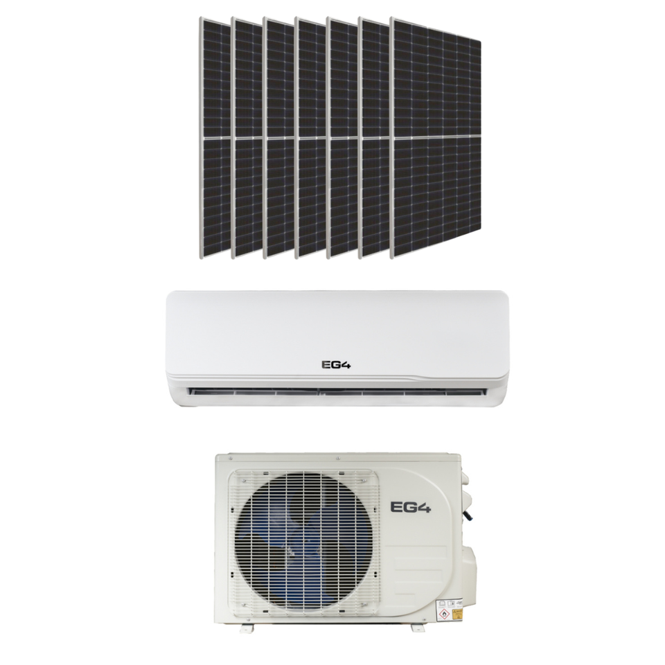 EG4 R32 Solar Powered 12k BTU Mini Split Kit