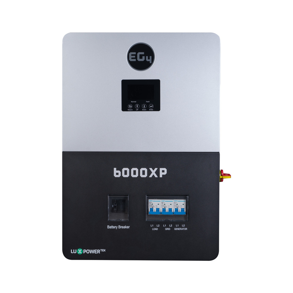 EG4 6000XP Off-Grid Inverter | 8000W PV Input | 6000W Output | 480V VOC ...