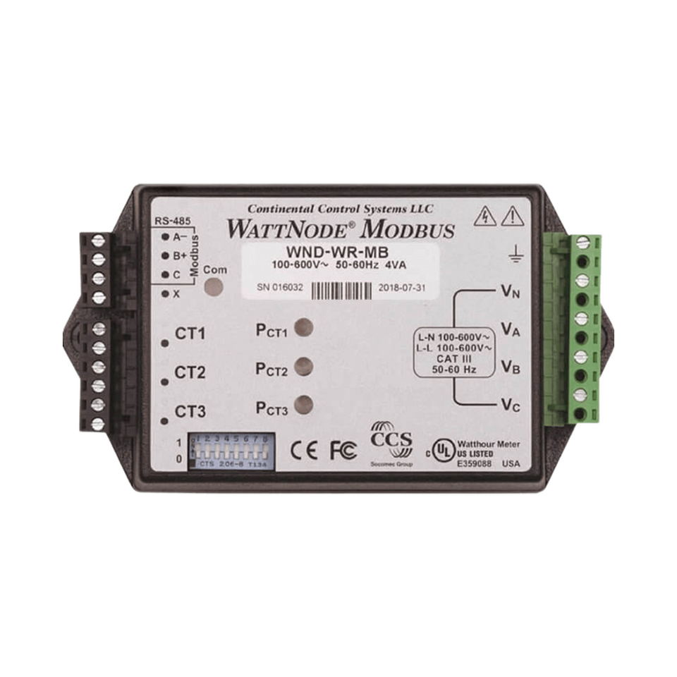 Wattnode Wide-Range Modbus Meter