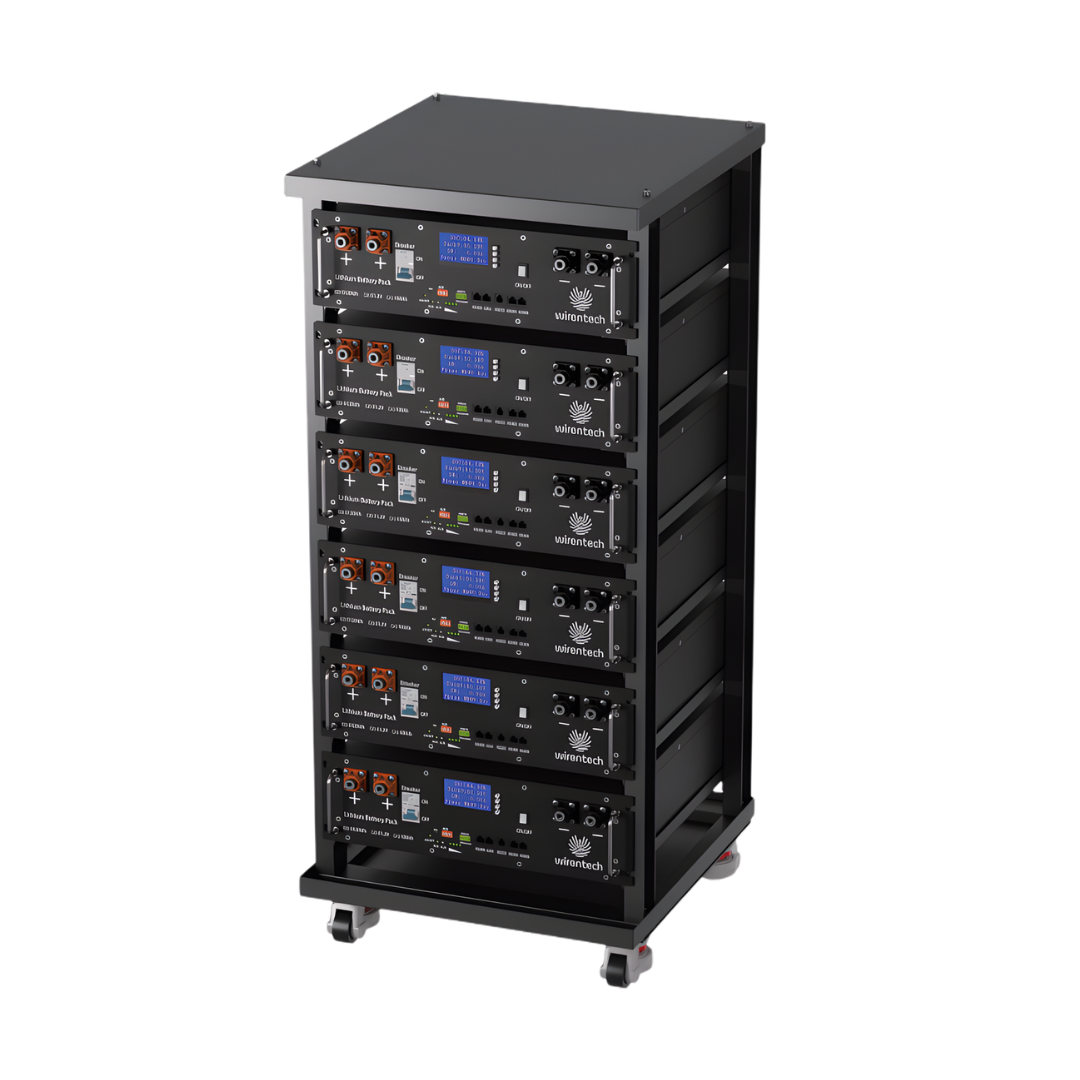 Wirentech 6-Slot Battery Rack