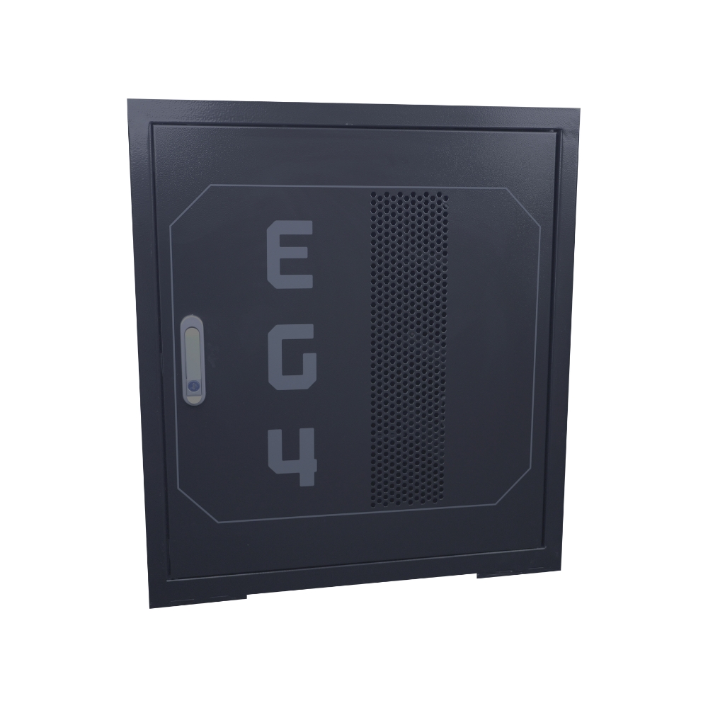 (Pre-Assembled) EG4 Enclosed Battery Rack | 3 Slot | Wheels Included ...