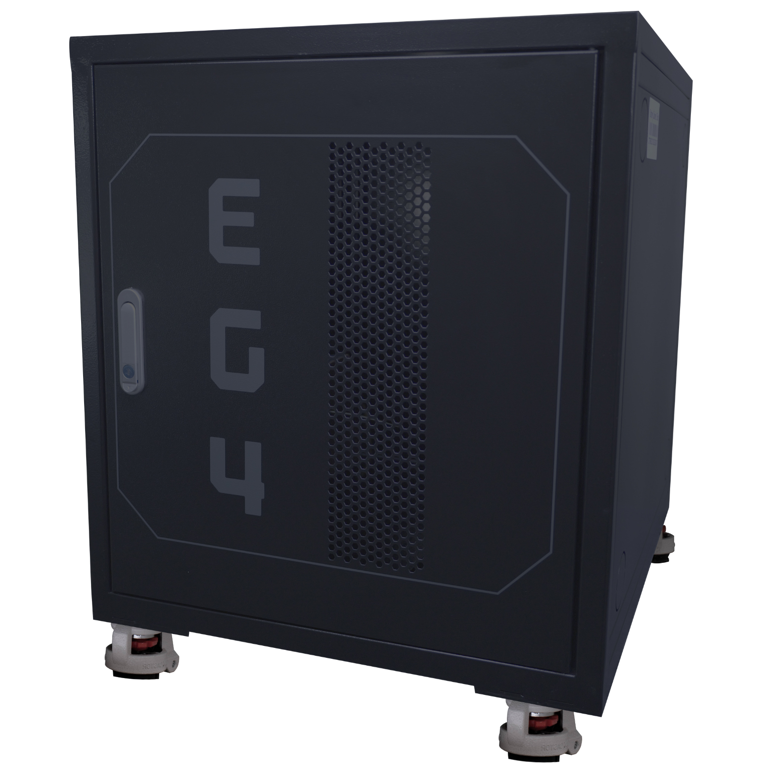 (Pre-Assembled) EG4 Enclosed Battery Rack | 3 Slot | Wheels Included ...
