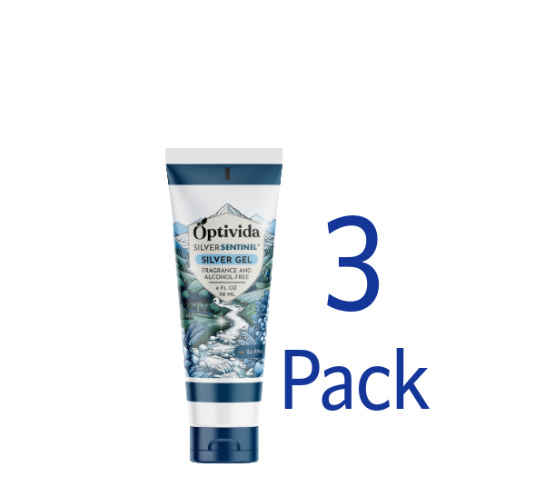 Nano-Silver Sol Topical Gel | Optivida Silver Sol Gel | 1.5 Ounce Tube