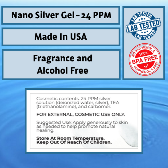 Silver Sol Gel 1.5 Ounce Tubes | Optivida Silver Sol Gel | Silver Sol ...
