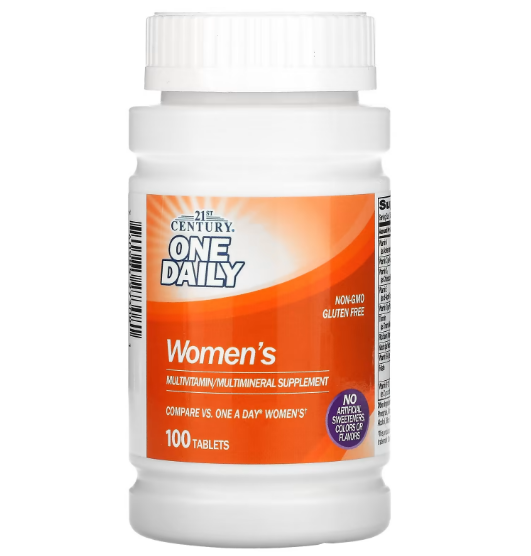 21st Century, One Daily, Women's, 100 Tablets