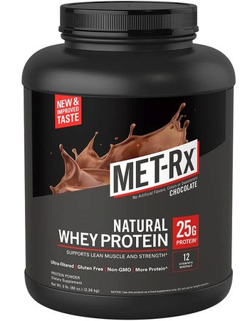 MET-RX NATURAL WHEY PROTEIN CHOCOLATE - 5 LB