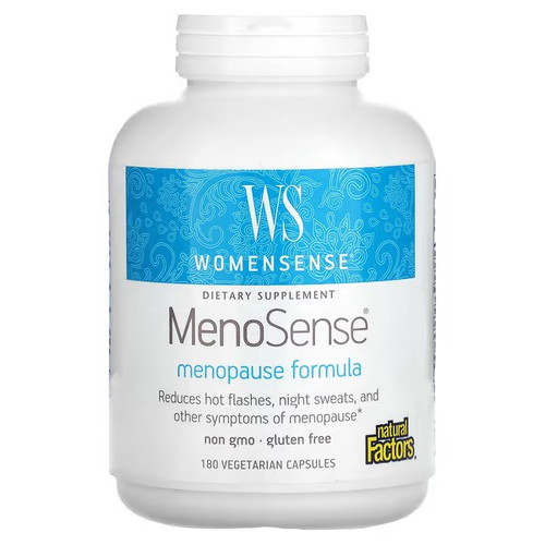 Natural Factors, WomenSense, MenoSense, Menopause Formula, 180 ...
