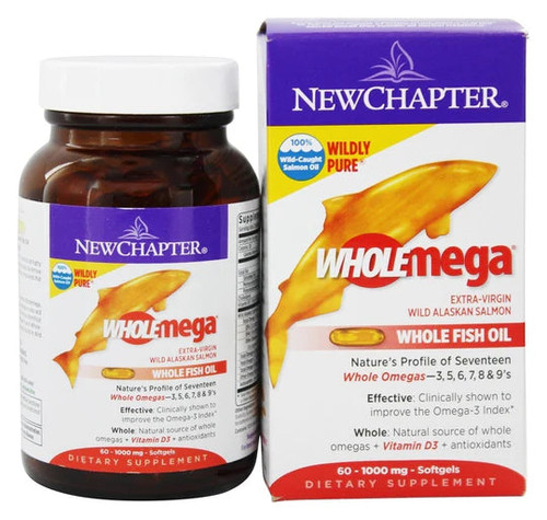 Wholemega Whole Fish Oil 60 softgels,