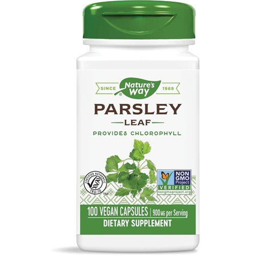 Nature's Way Parsley Leaf -- 900 mg - 100 Vegan Capsules