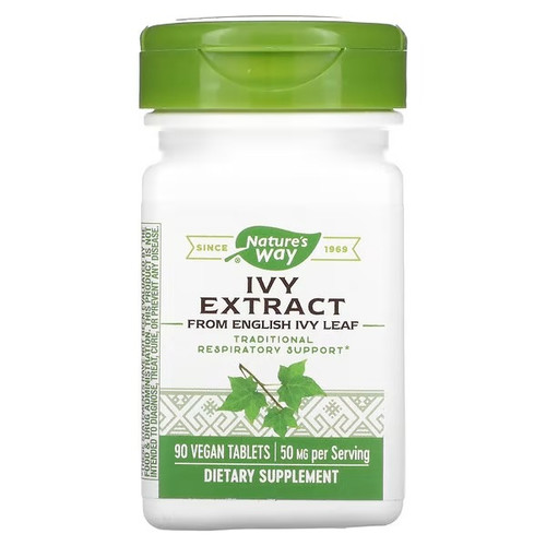 Nature's Way, Ivy Extract, 25 mg, 90 Vegan Tablets