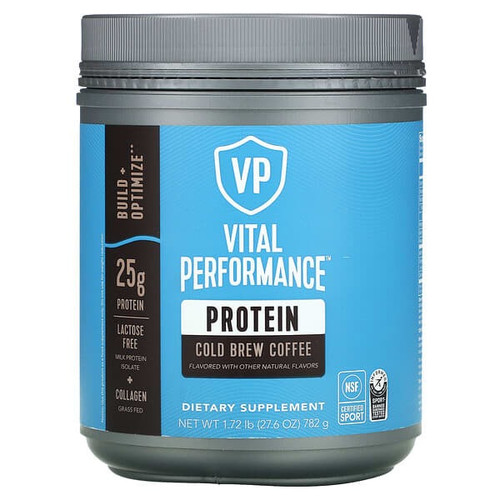 Vital Proteins, Vital Performance Protein, Cold Brew Coffee, 1.72 lb ...