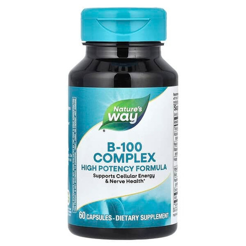 Nature's Way, B-100 Complex, 60 Capsules - Goods And Naturals