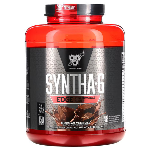 Syntha-6 Edge, Protein Powder Drink Mix, Chocolate Milkshake, 4.02 lb, BSN
