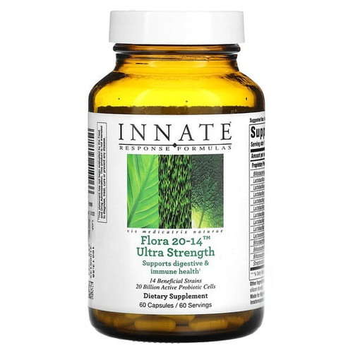 Innate Response Formulas, Flora 20-14, Ultra Strength, 60 Capsules ...