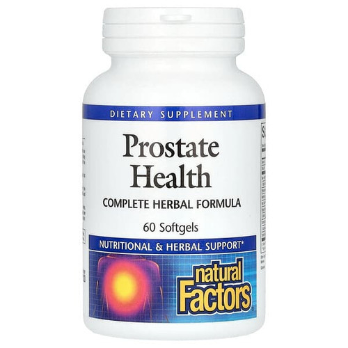Natural Factors Prostate Health, 60 Softgels - Goods And Naturals