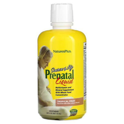 NaturesPlus, Source of Life, Prenatal Liquid, Tropical Fruit, 30 fl oz ...
