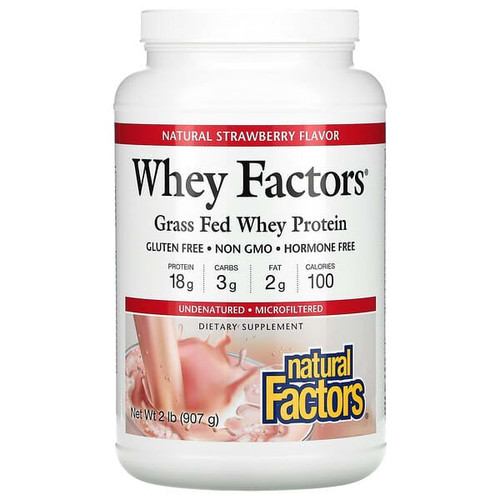 natural factors protein powder, Whey Factors, Grass Fed Whey Protein ...