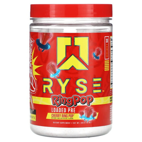 RYSE, Loaded Pre, Cherry Ring Pop, 15 oz (426 g) - Goods And Naturals