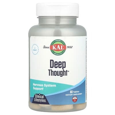 KAL, Deep Thought , 60 Tablets - Goods And Naturals