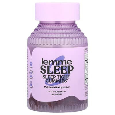 Lemme, Sleep Tight Gummies, Berry, 60 Gummies - Goods And Naturals